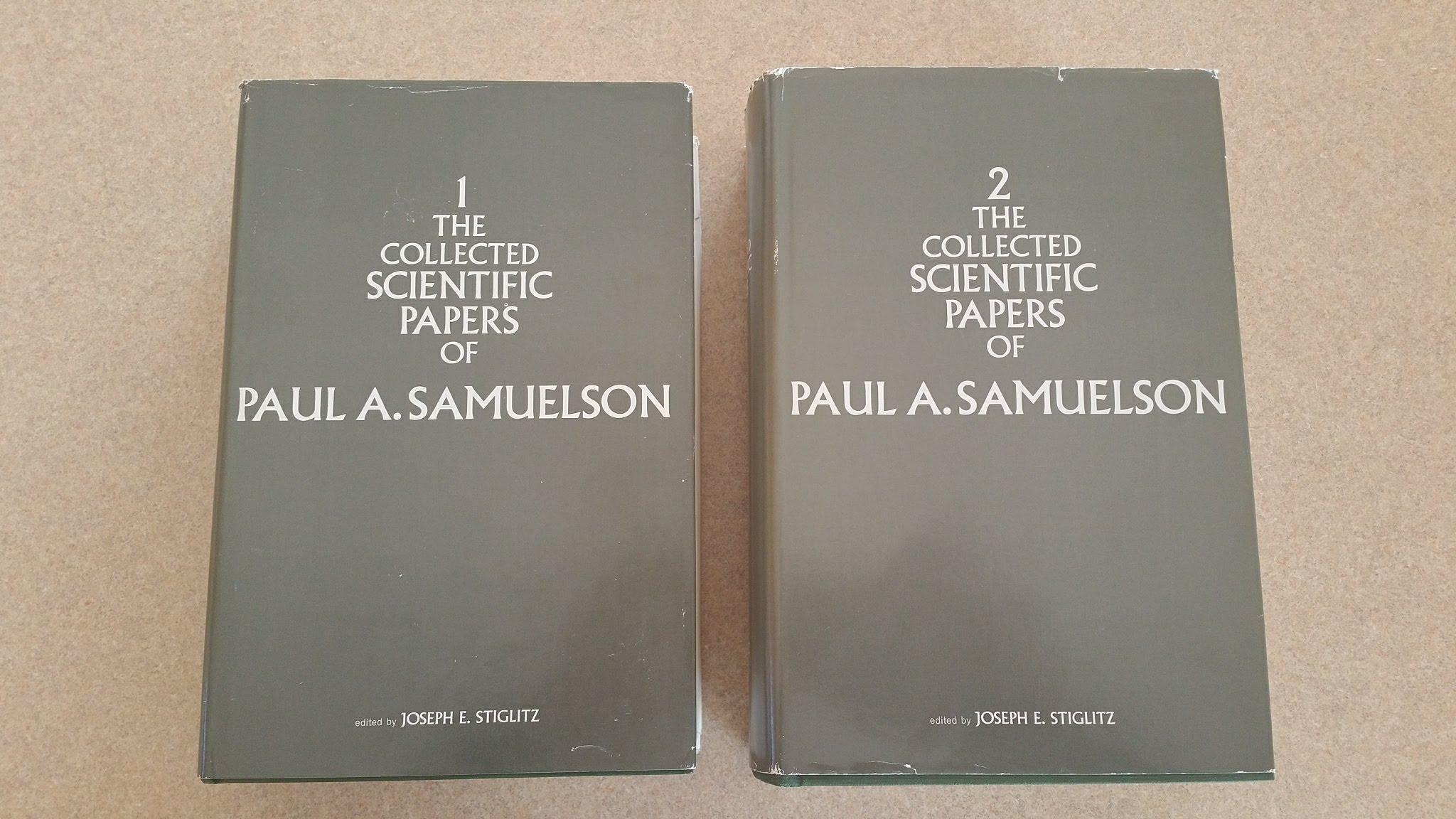 The Collected Scientific Papers of Paul A. Samuelson, 2 Volumes by ...