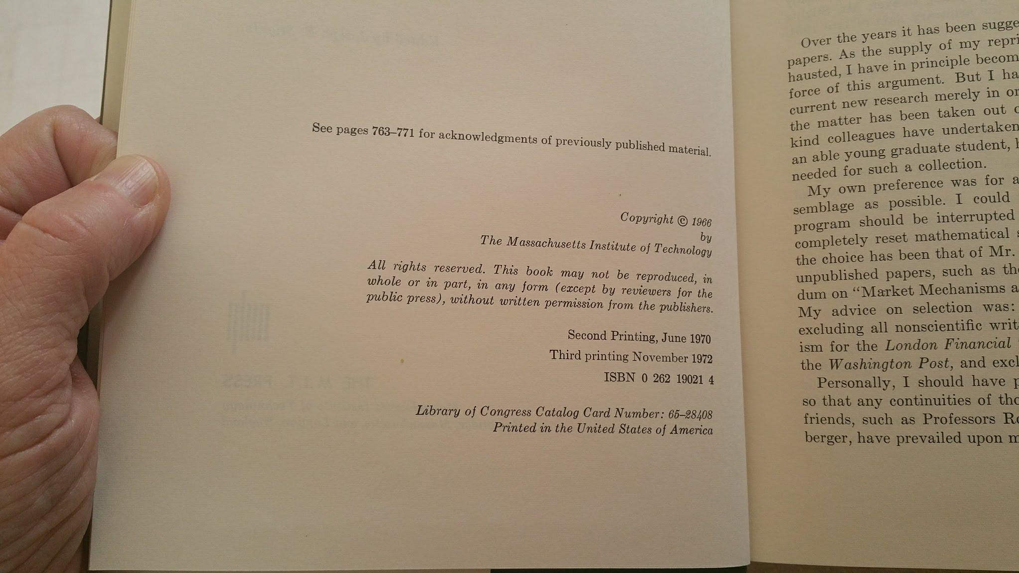 The Collected Scientific Papers of Paul A. Samuelson, 2 Volumes by ...