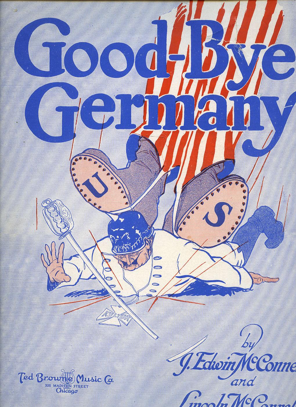 Goodbye (Good-Bye) Germany [Vintage Piano Sheet Music] by McConnell, J ...