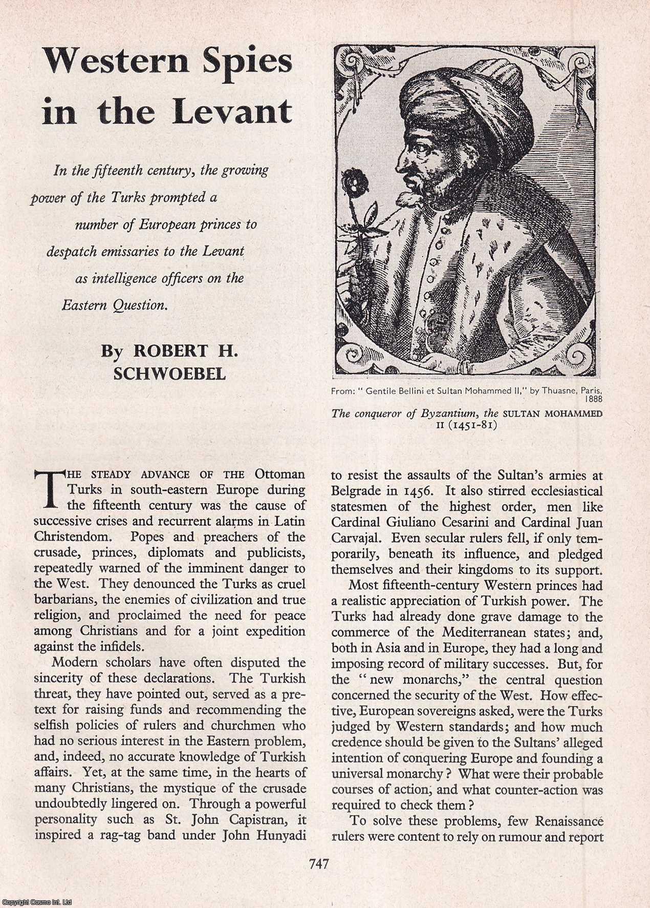 Western Spies in The Levant. An original article from History Today ...