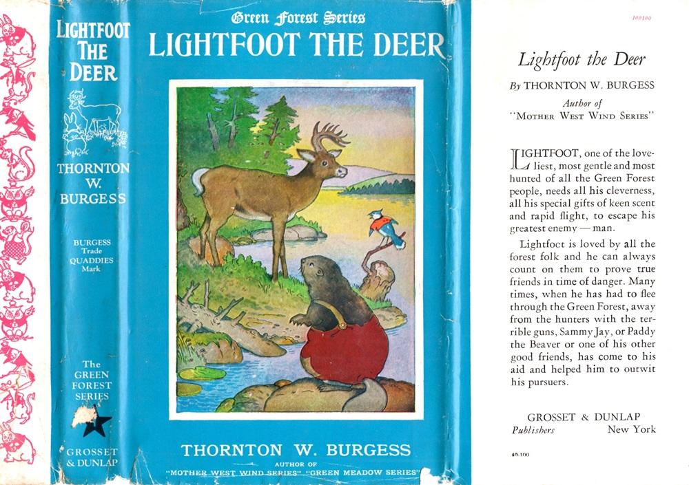Lightfoot the Deer by Burgess, Thornton W: Good Hardcover (1921) | Book ...
