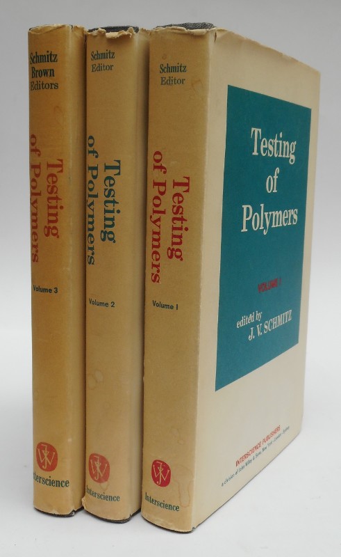 Testing of Polymers. Vol. 1-3. With figures and tables von Schmitz ...