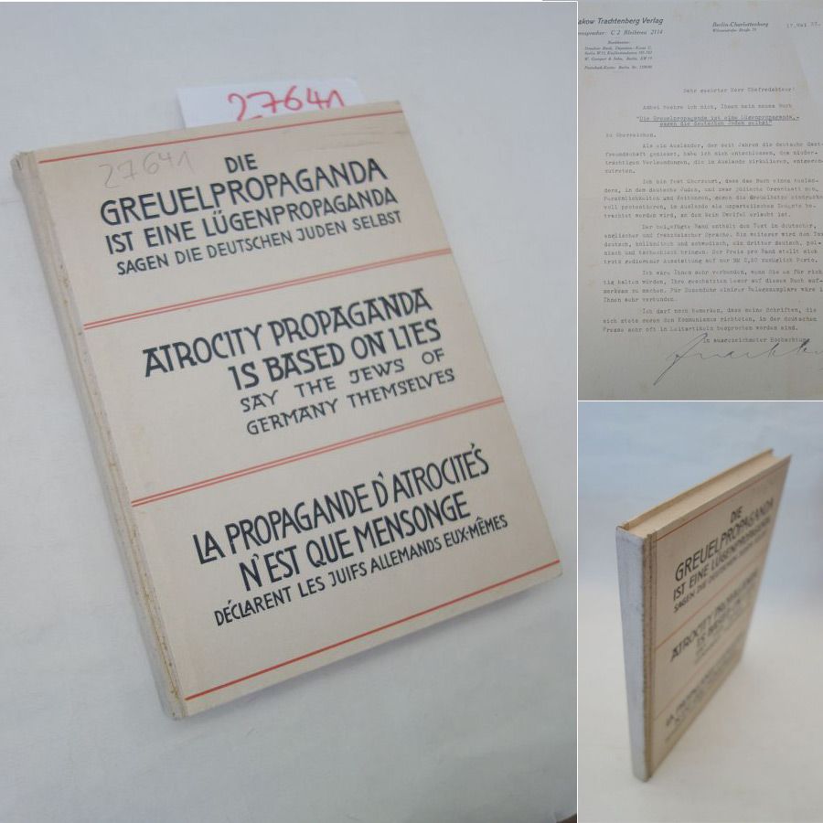 Die Greuelpropaganda ist eine Lügenpropaganda, sagen die deutschen ...