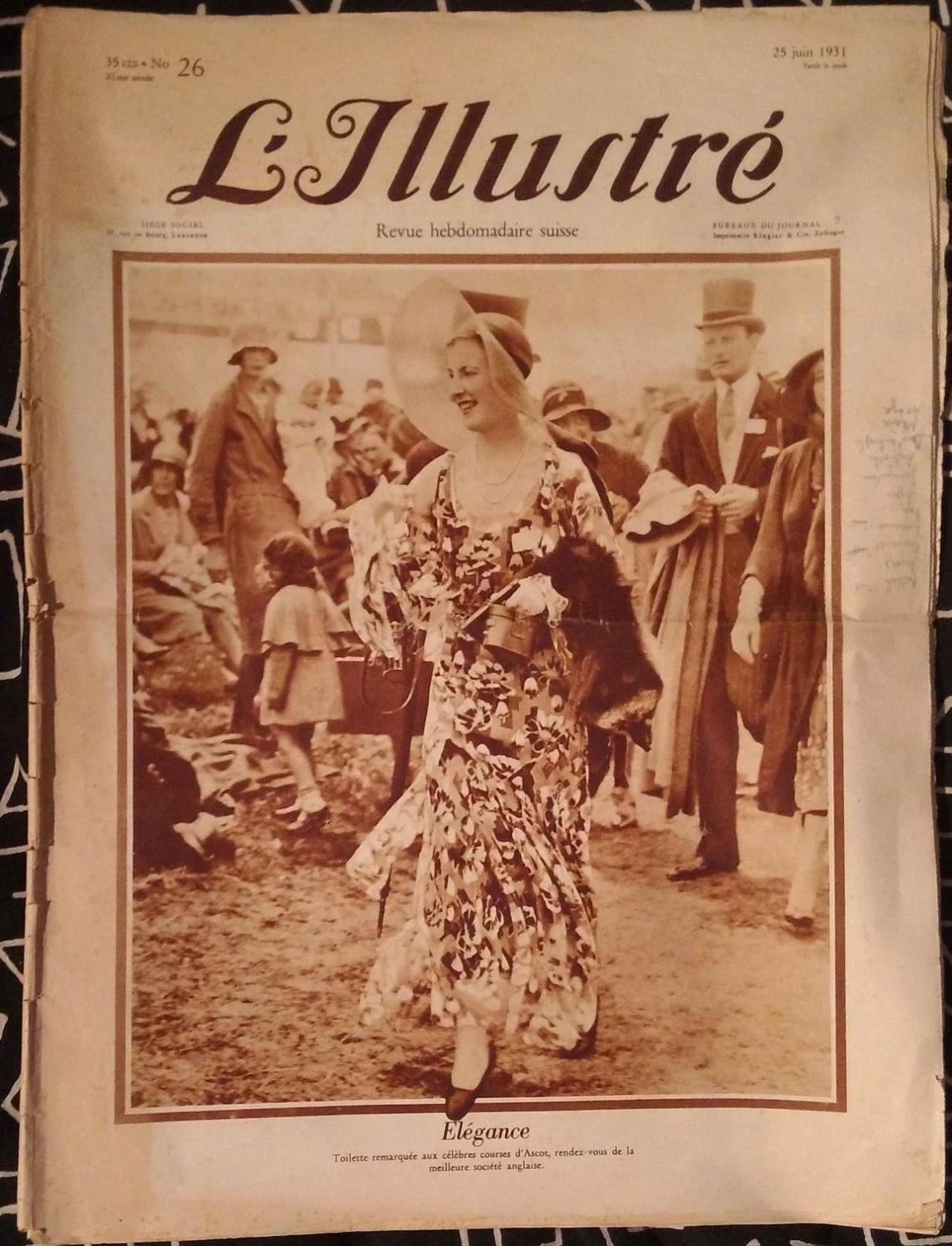 L´ Illustré- Revue hebdomadaire suisse von Franco-Schweizer ...