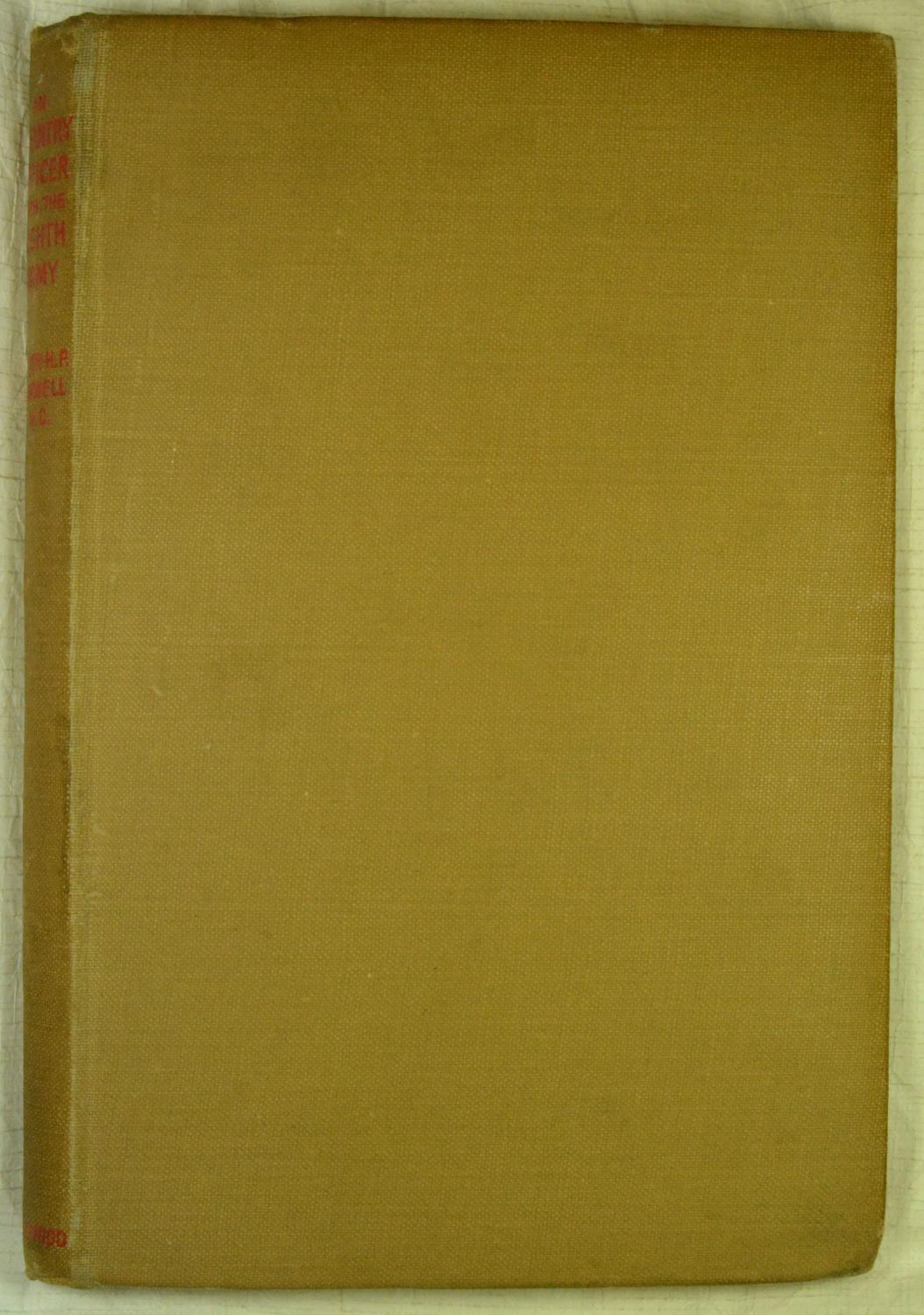 An Infantry Officer with the Eighth Army by Samwell, H P: Good Hardback ...