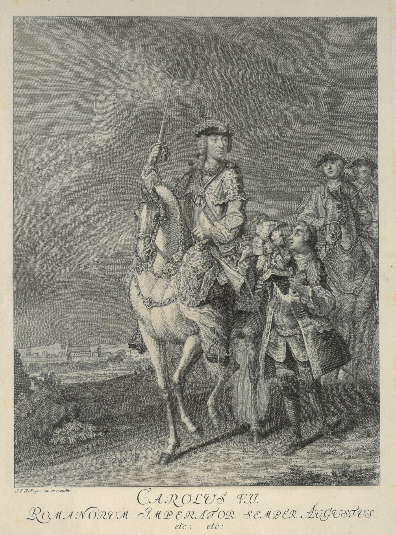 KARL VII. Albert, Kaiser (1697 - 1745). "Carolus VII., Romanorum ...