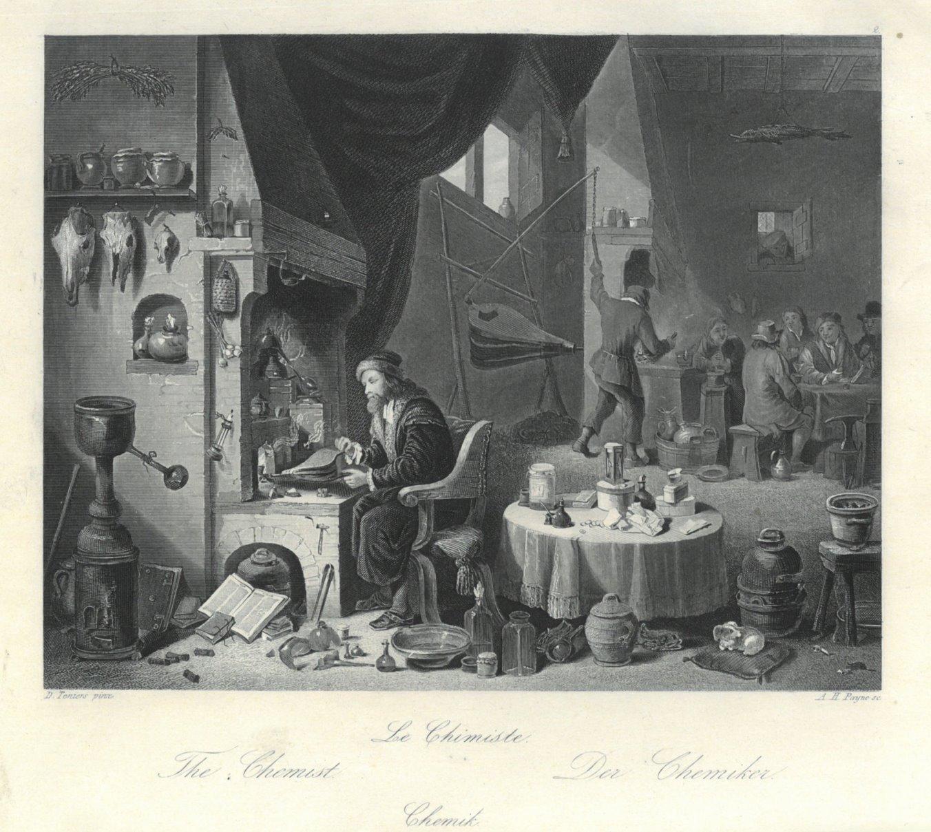 CHEMIKER. "Le Chimiste. The Chemist. Der Chemiker. Chemik". Chemiker ...