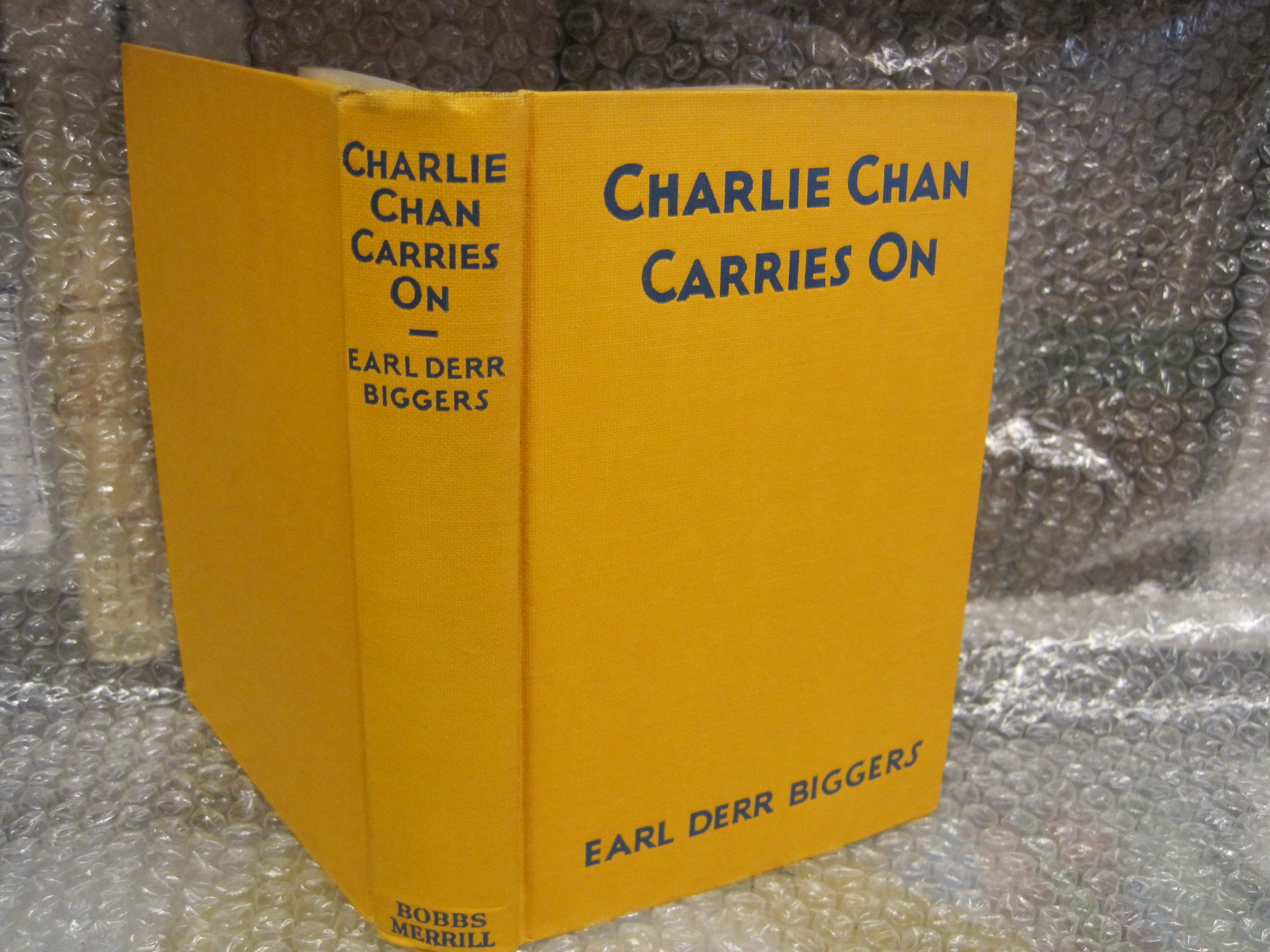 Charlie Chan Carries On by Biggers, Earl Derr: Very Good Hardcover ...