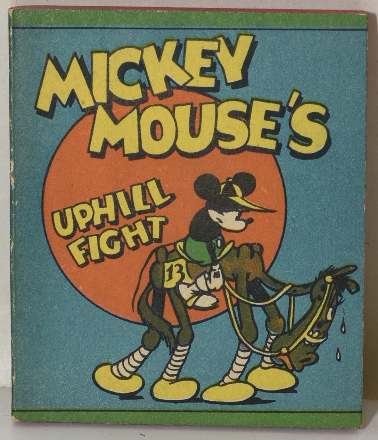 MICKEY MOUSE'S UPHILL FIGHT by Walt Disney: Very Good binding Original ...