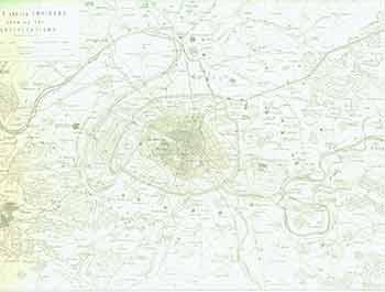 Paris and its Environs showing the fortifications (18th Century Map ...