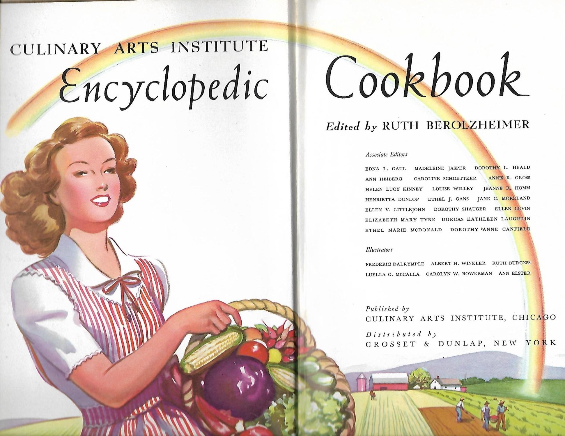 Culinary Arts Institute Encyclopedic Cookbook by Ruth Berolzheimer ... Culinary Arts Institute Encyclopedic Cookbook by Ruth Berolzheimer ...