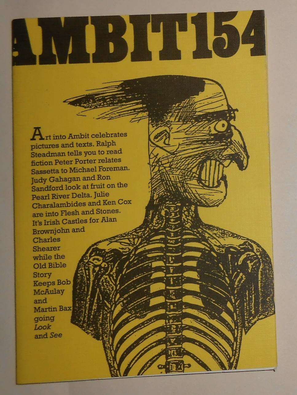 Ambit Magazine 154 - 1998 by BAX, Martin (edits) Ralph Steadman, Peter ...