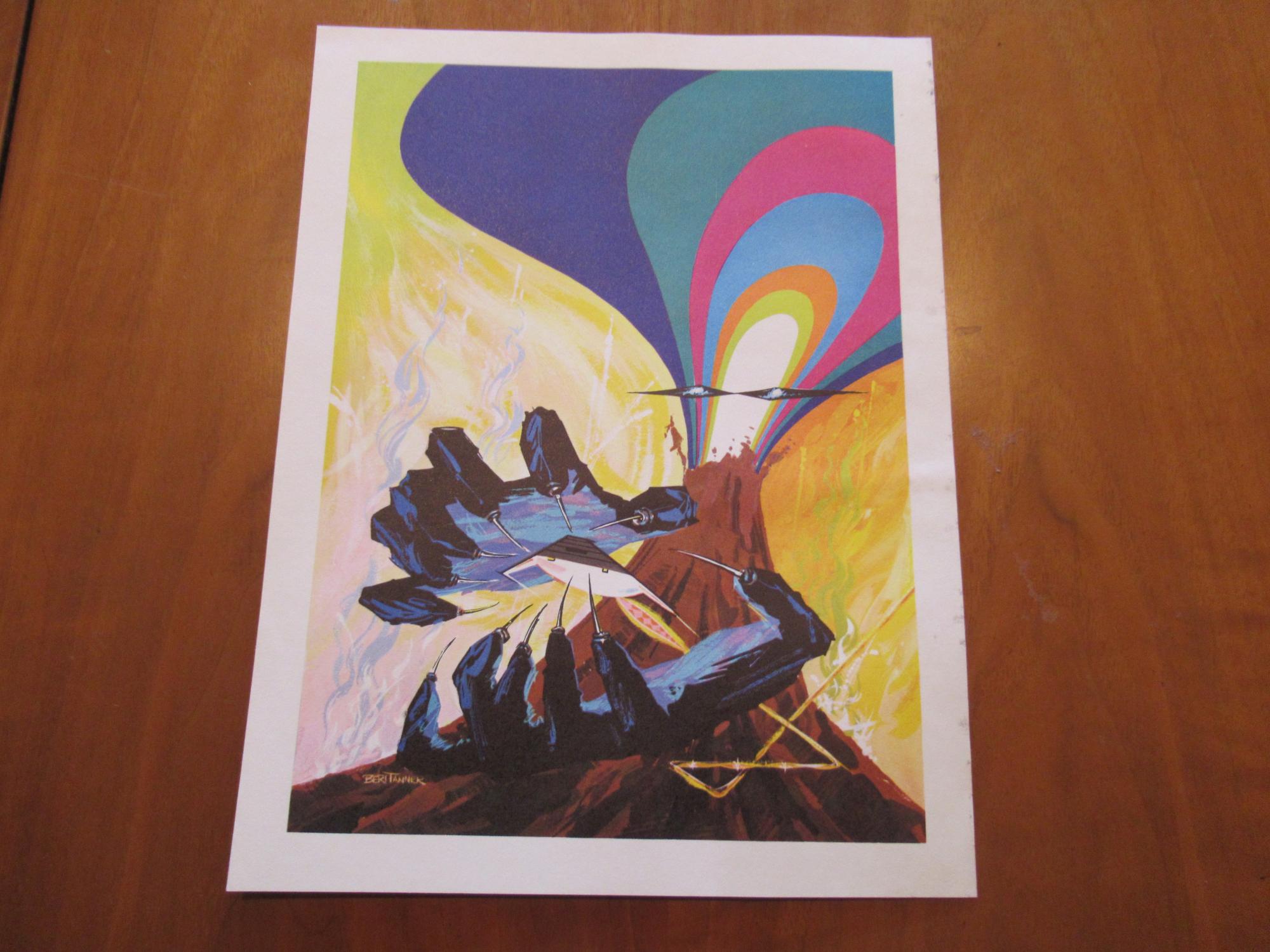 (Science Fiction Art) Proof Of Cover Painting For Vernture Science ...