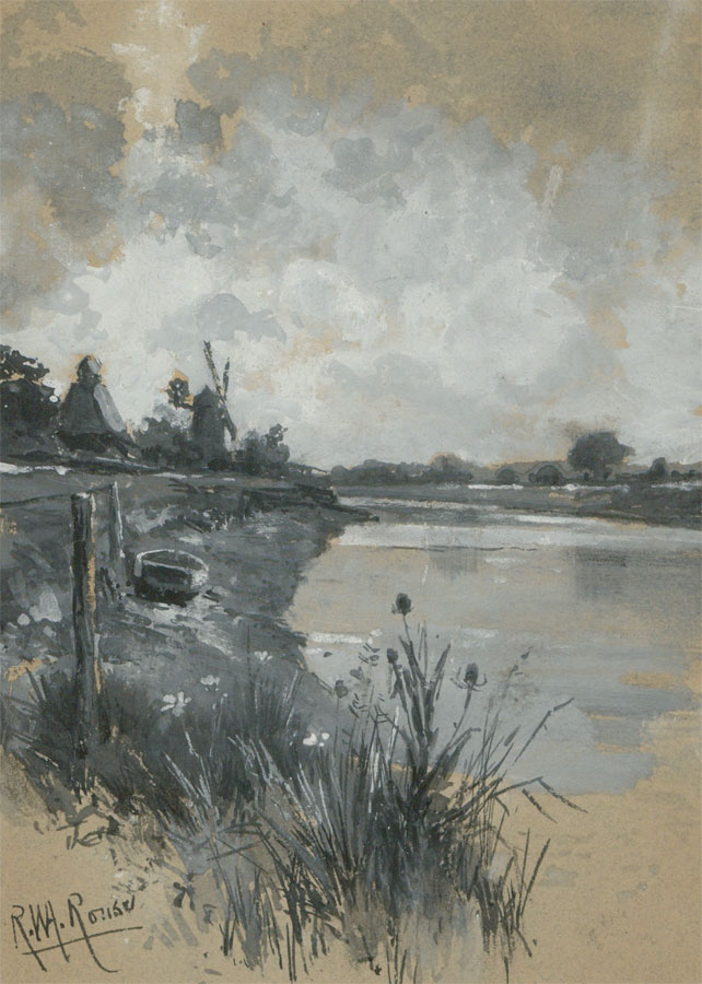 Robert William Arthur Rouse (1867-1951) - Framed Watercolour, The ...