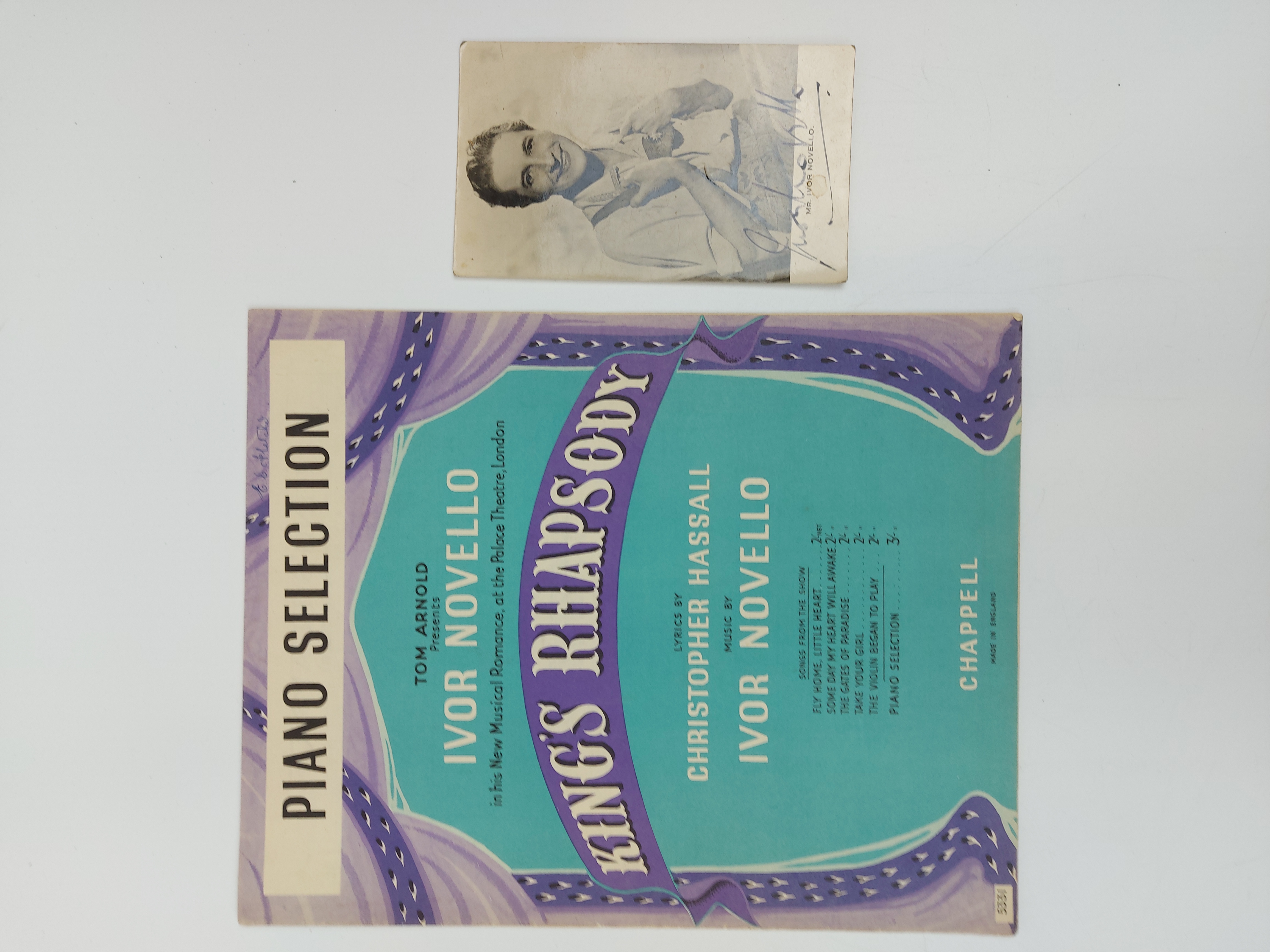 Piano Selection: King's Rhapsody (Sheet music for piano) plus Signed ...