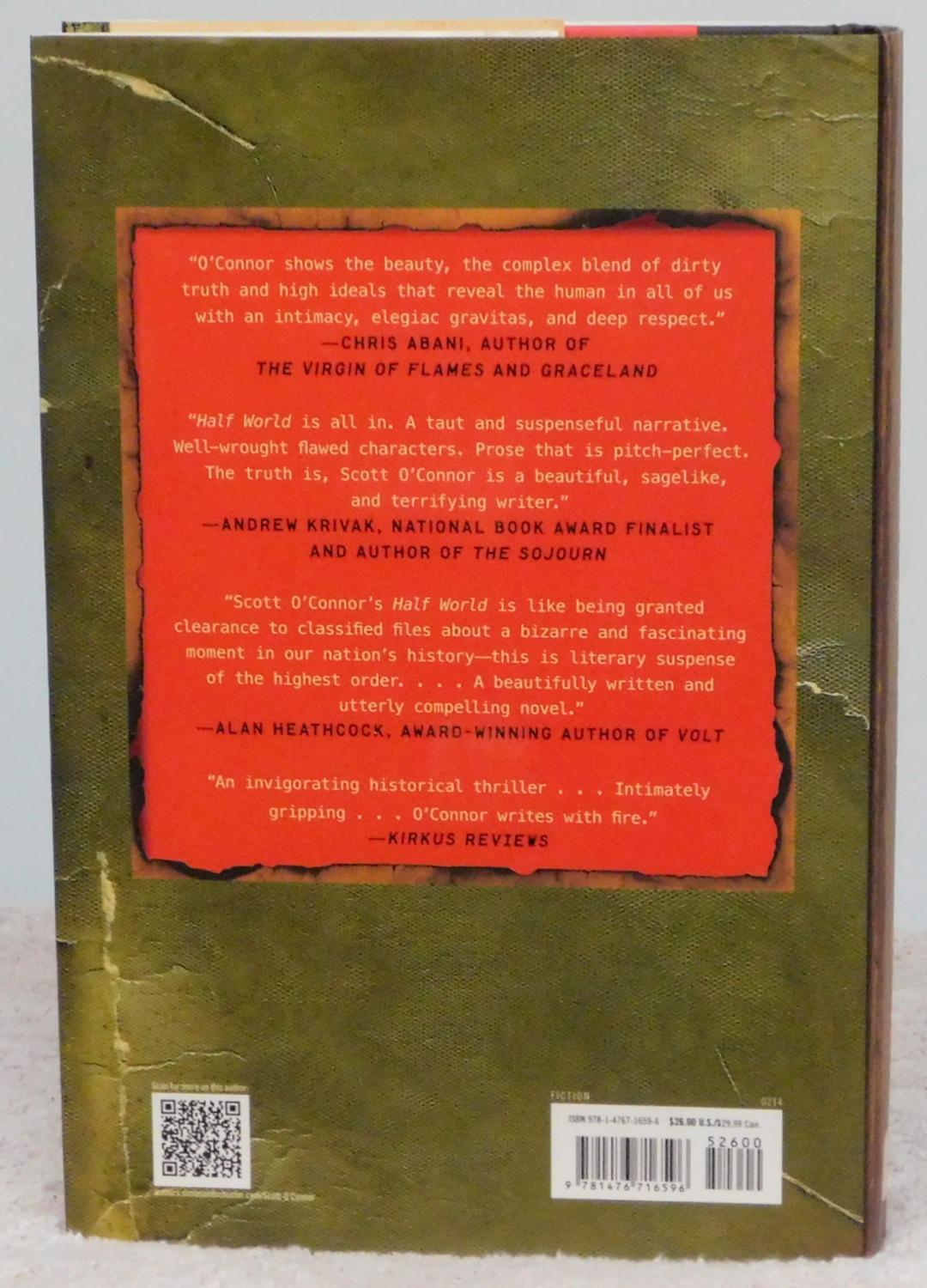 Half World par O'Connor, Scott: Fine Hardcover (2014) 1st Edition ...