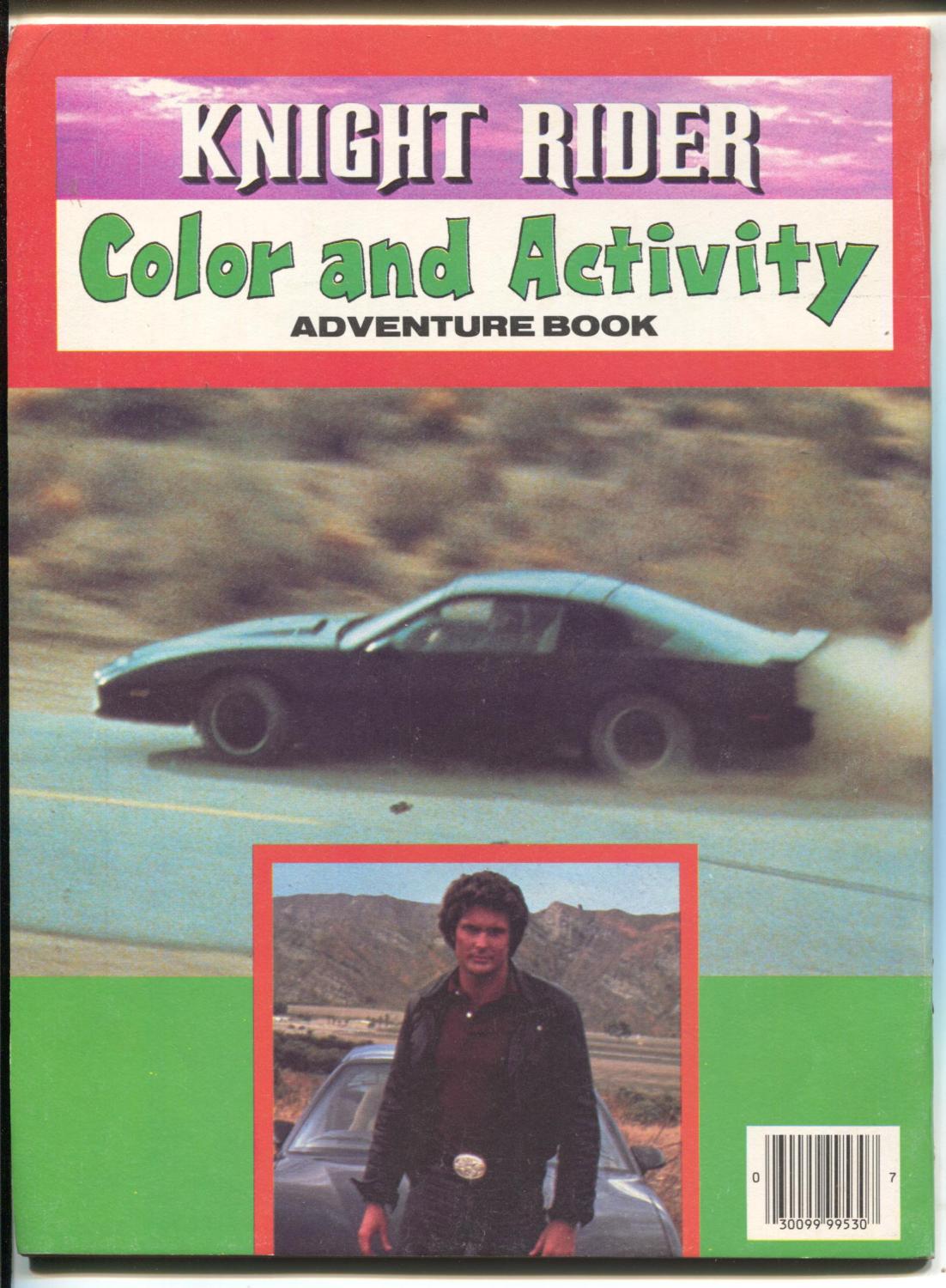 Knight Rider Color and Paint Book #1 1983-Pontiac Trans Am-Hasselhoff ...