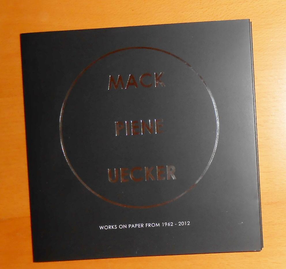 Mack Piene Uecker - Works on Paper From 1962 - 2012 (Mayor Gallery ...