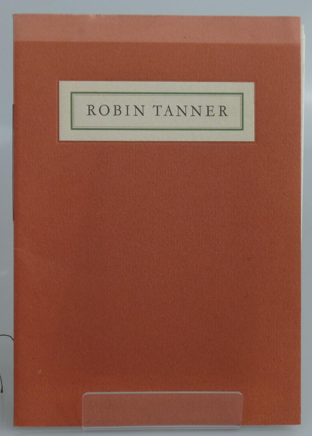 Robin Tanner: An Appreciation by Taylor, John Russell: Good Soft Cover ...