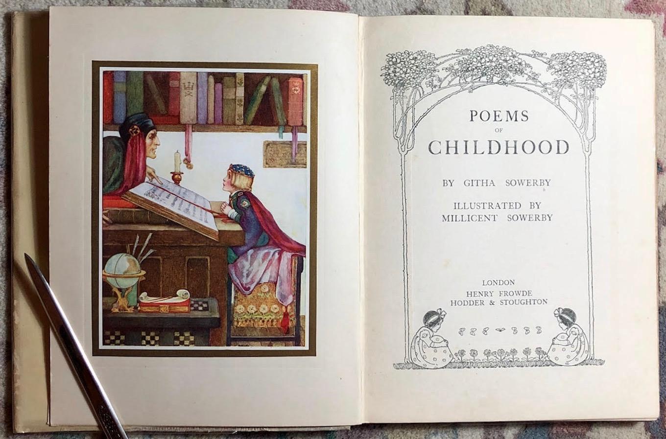 Poems of Childhood by Sowerby, Githa; Illustrated by Millicent Sowerby ...