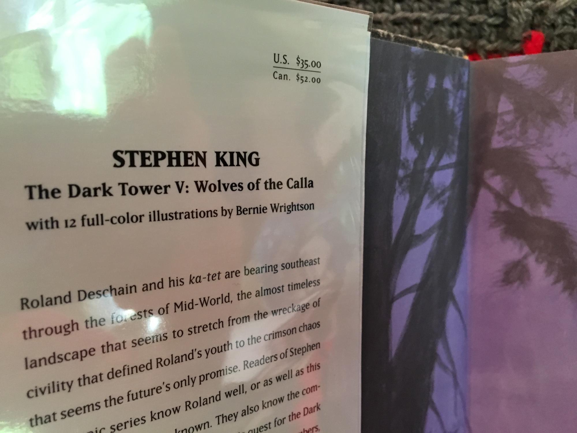 Wolves of the Calla (Dark Tower) by Stephen King: As New Hardcover ...