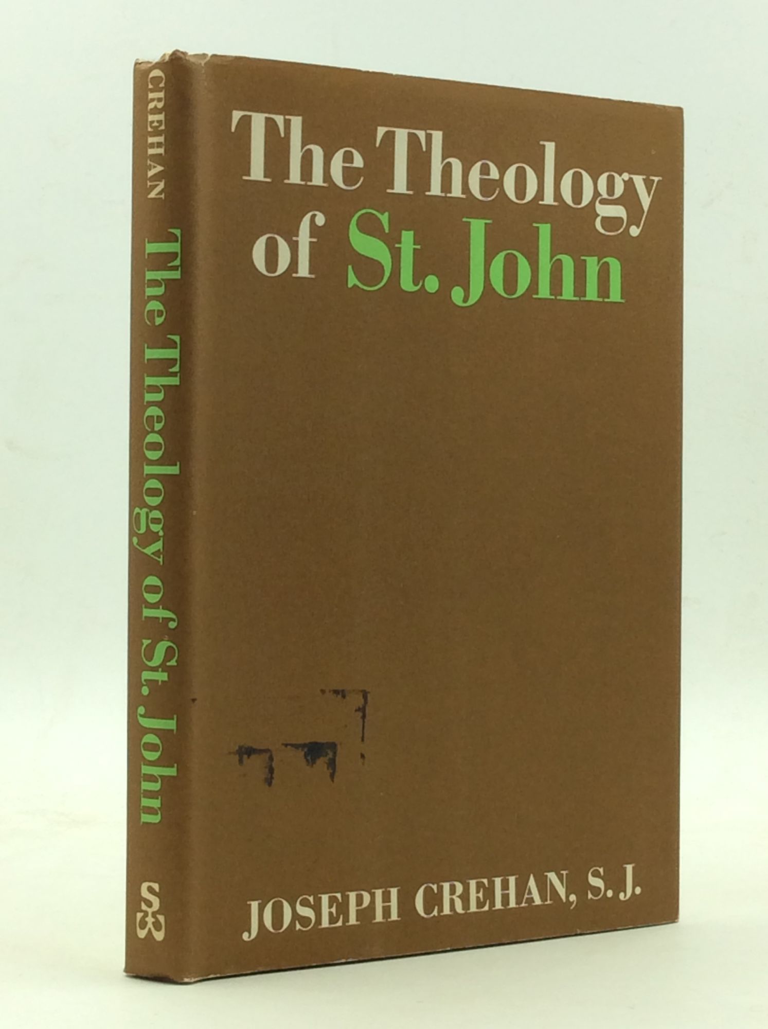 THE THEOLOGY OF ST. JOHN by Joseph Crehan: Hardcover (1965) 1st Edition ...