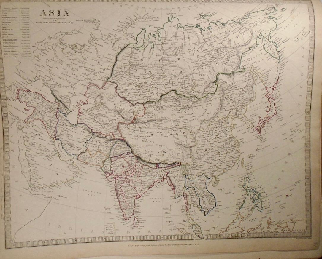 Map of Asia by Baldwin & Gradoc: (1840) | Yesterday's Gallery, ABAA