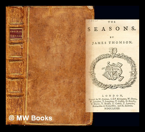 The Seasons by Thomson, James (1700-1748): (1773) First Edition. | MW ...