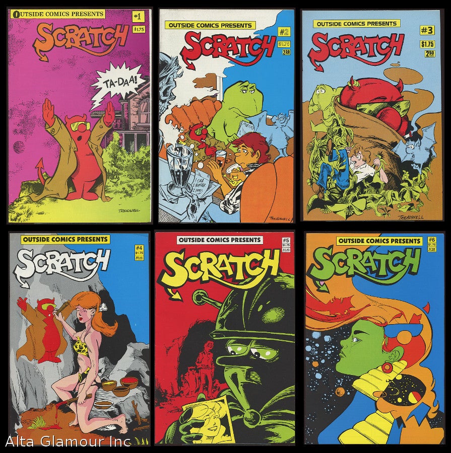 SCRATCH Nos. 1-6 [A Complete Run] by Treadwell, Charles: (1996) 1st ...