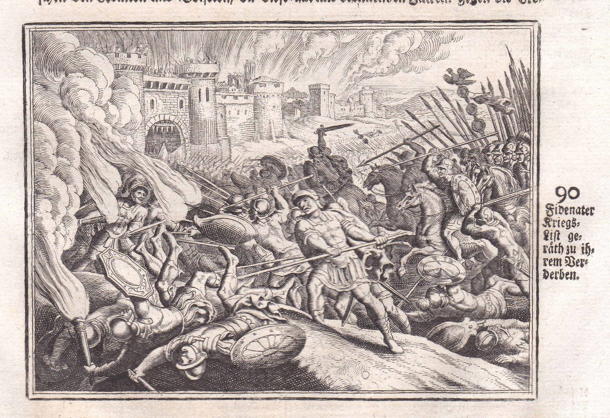 "Fidenater Kriegs-list geräth zu ihrem Verderben" - Fidenae Schlacht ...