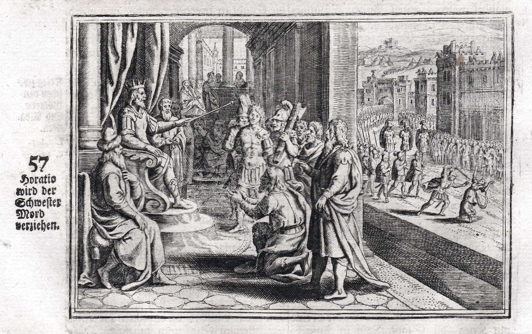 "Horatio wird der Schwester Mord verziehen" - Horatio Horatius ...