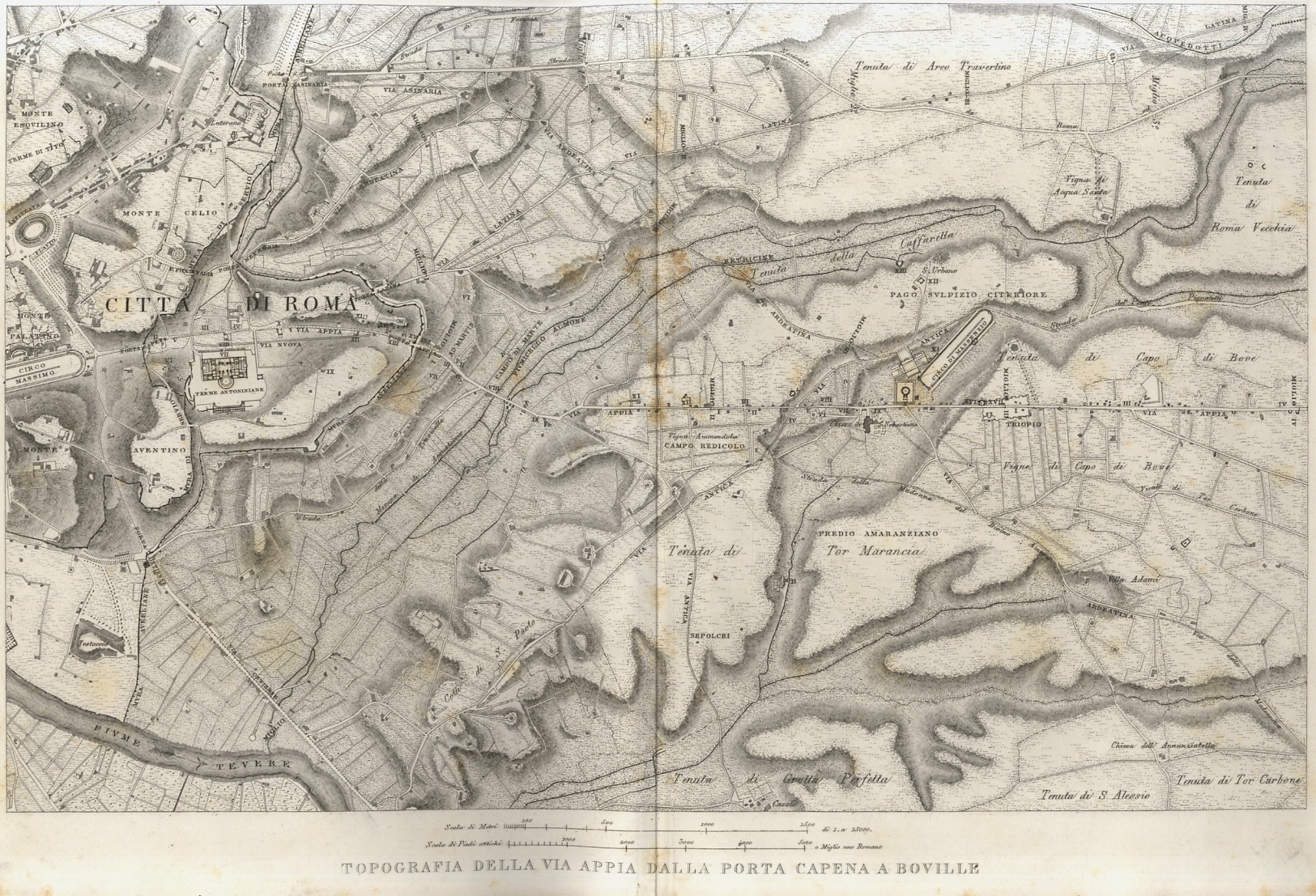 La prima parte della Via Appia dalla Porta Capena a Boville descritta e ...