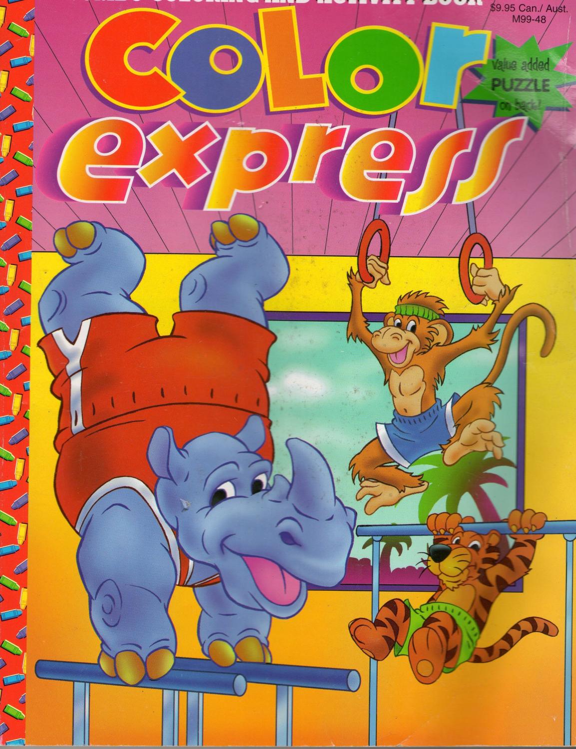 Color Express.Jumbo Coloring And Activity Book: New Soft cover | M ...