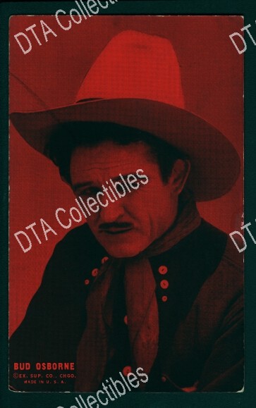 BUD OSBORNE-ARCADE CARD-1920-WESTERN SILENT VG: (1920) Photograph | DTA ...