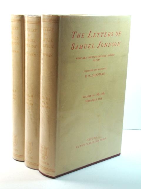 The Letters of Samuel Johnson, with Mrs. Thrale's Genuine Letters to ...