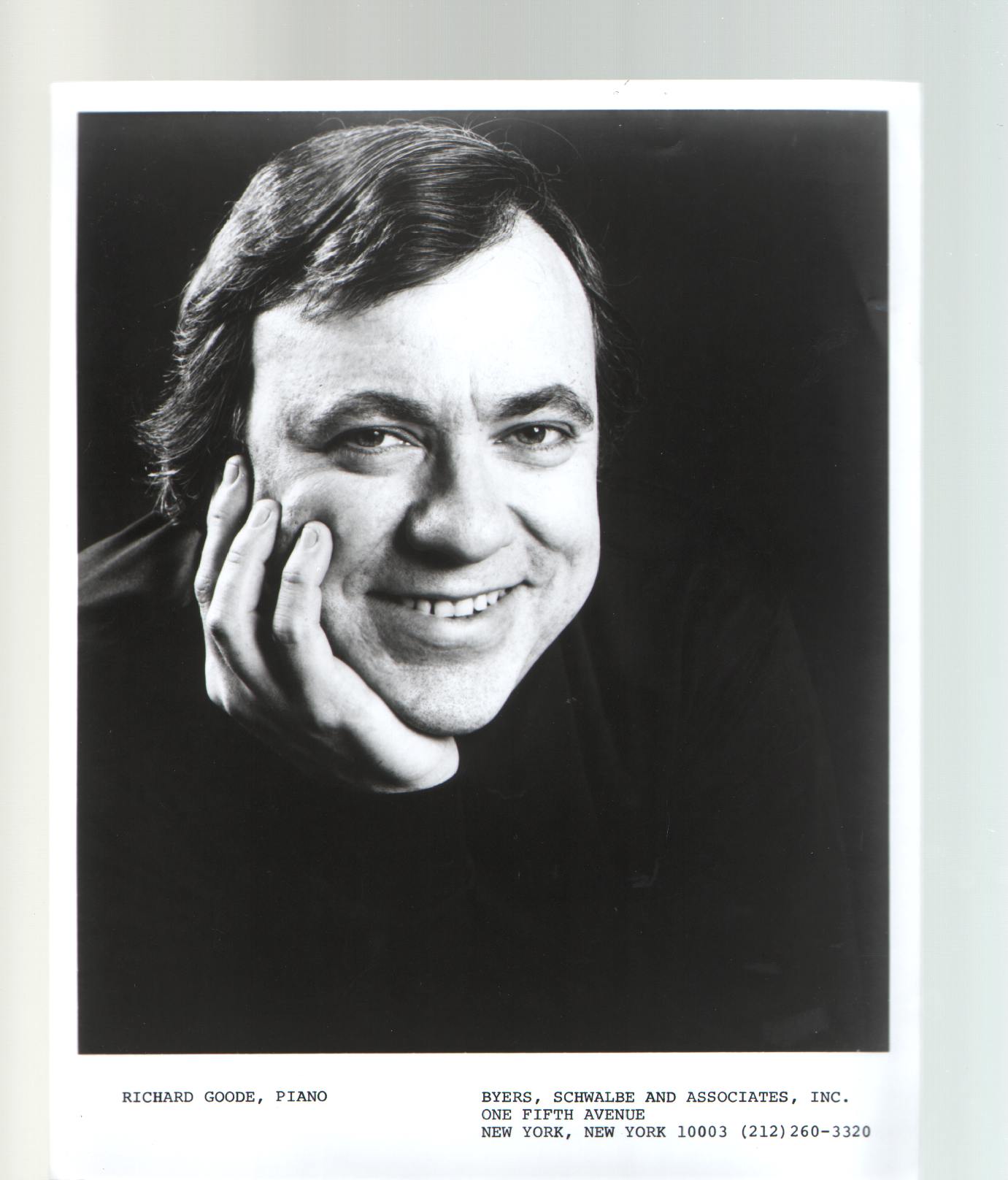 Richard Goode-Piano-B&W-8x10-Promo-Still-Music: Photograph | DTA ...
