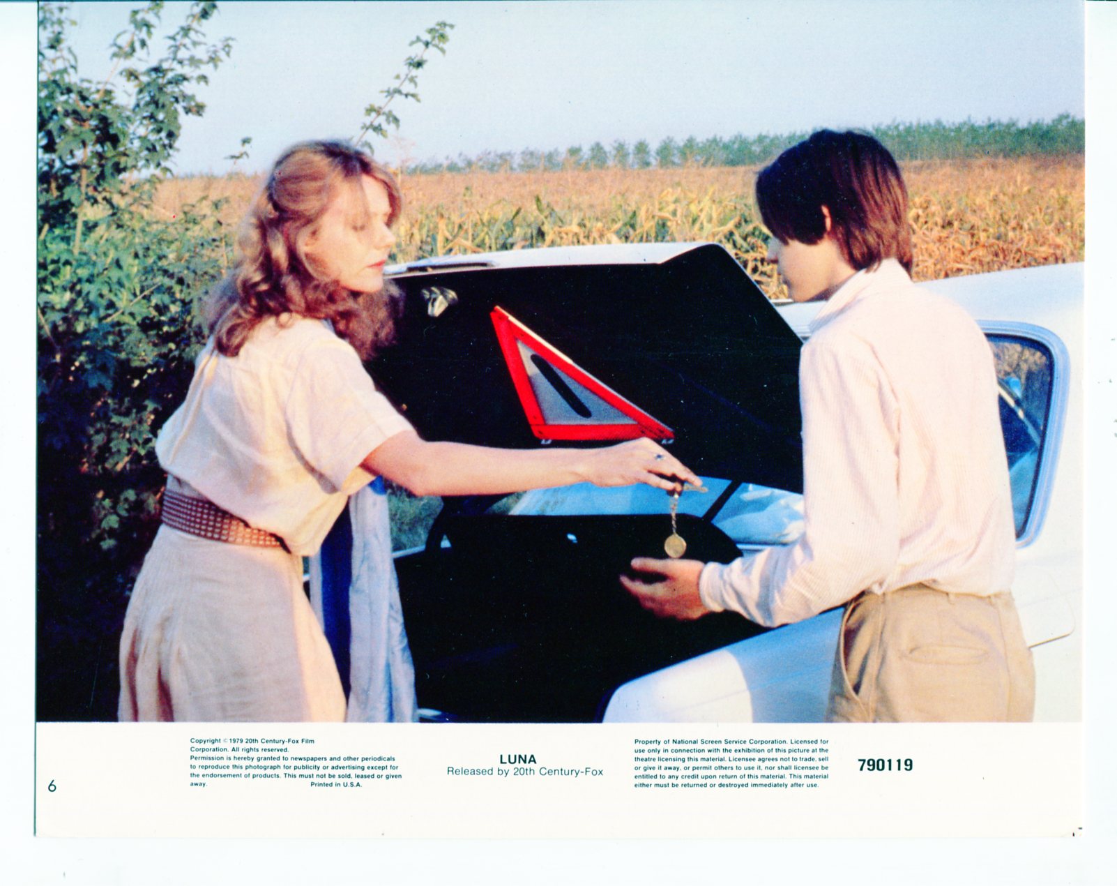 Luna Jill Clayburgh Matthew Barry 8x10 Color Still Photograph Dta Collectibles