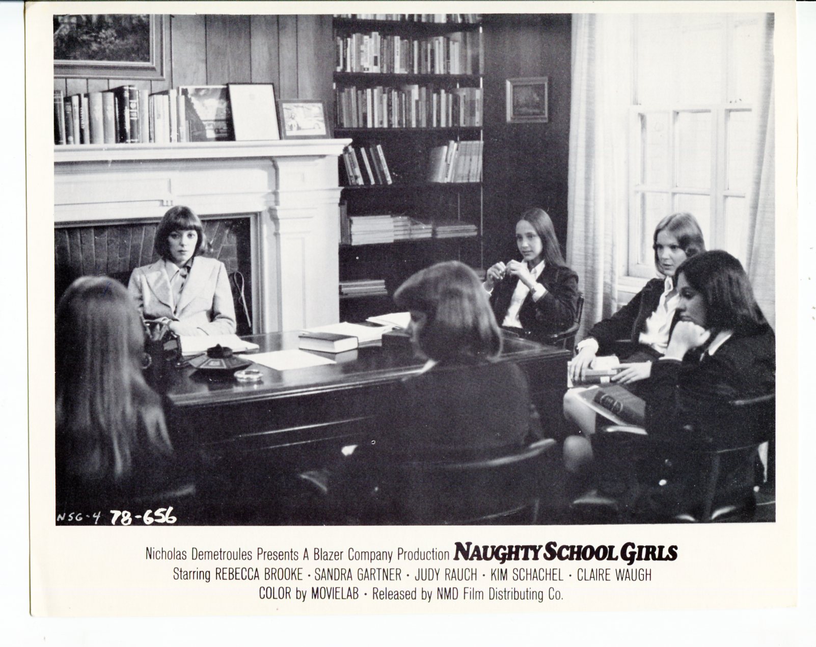 Naughty School Girls-Mary Mendum-Sandra Gartner-Claire Waugh-8x10-B&W ...