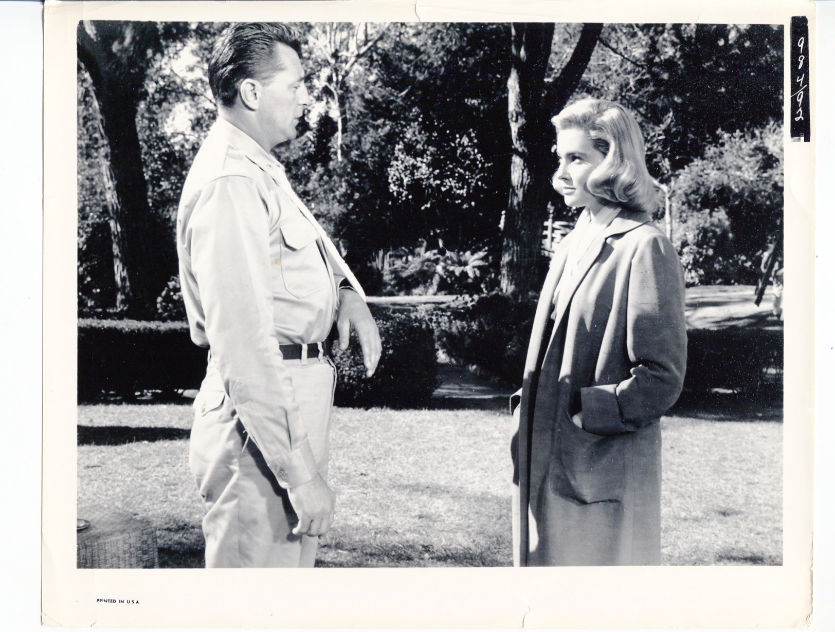 Hunters-Robert Mitchum-May Britt-8x10-B&W-Still: Photograph | DTA ...