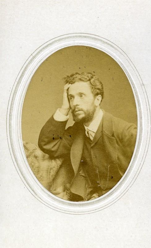 France Lyon Theater Actor Charles Caulet old CDV Photo Margain & Jager ...