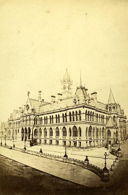 United Kingdom Manchester Assize Courts Old CDV Photo MPC 1865 ...