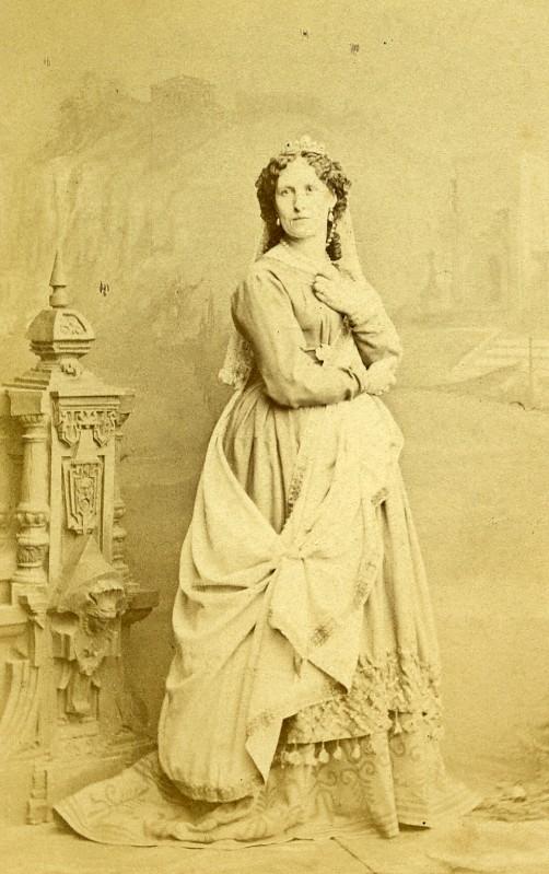 London Theater Actress Jane Caroline Carson Old CDV Photo Southwell ...