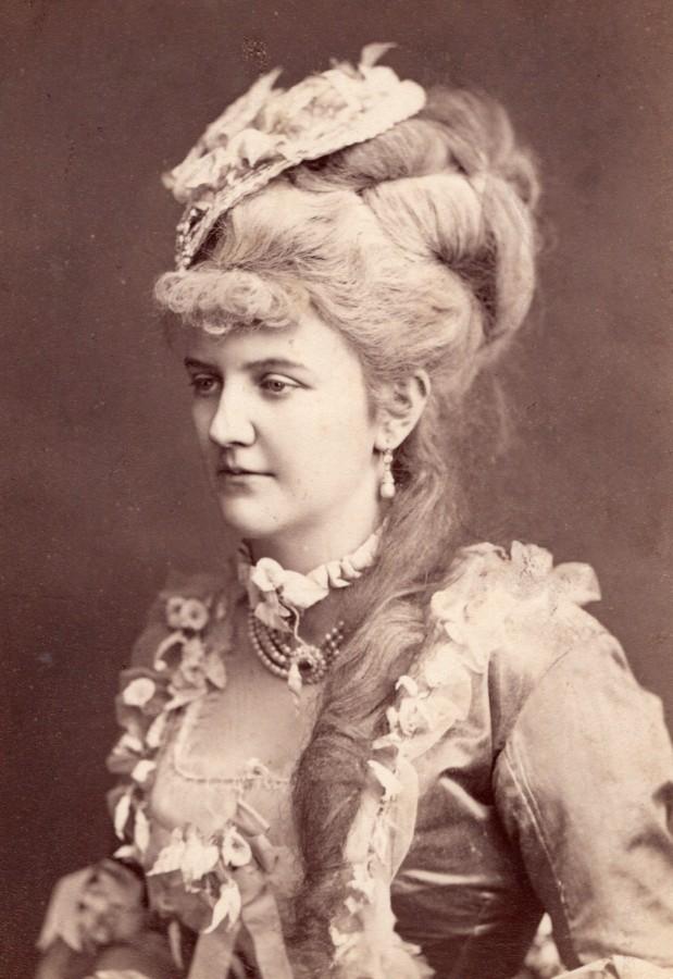 Countess Anna Walkenstein Wien Old Atelier Adele Cabinet Card Photo CC ...