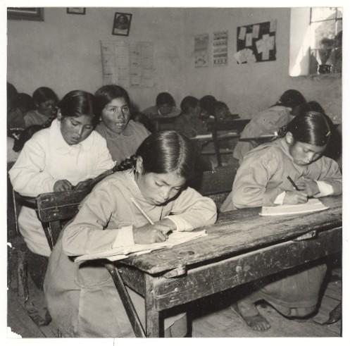 Peru Titicaca Lake Inca Indian School Decool Photo 1970 by Hélène ...