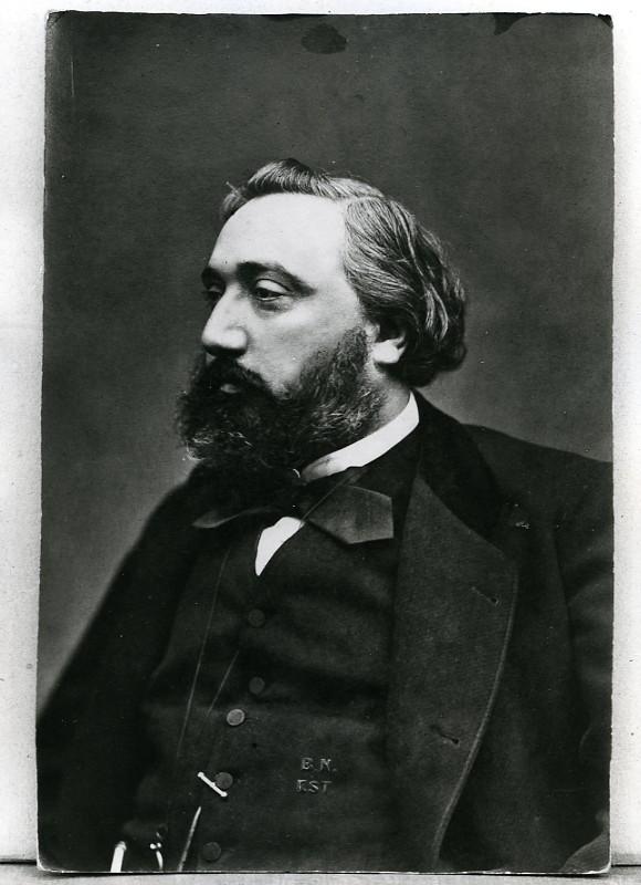 Leon Gambetta Paris France Photo Carjat Later Print 1975 von Etienne ...