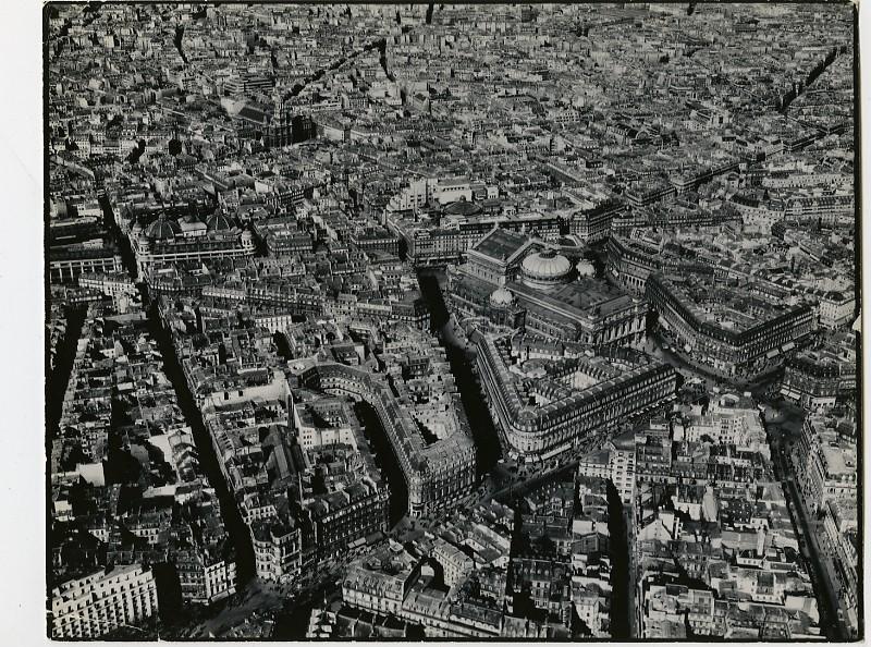 Paris Opera Area Panorama France Old Aerial Photo 1945 by ANONYMOUS ...