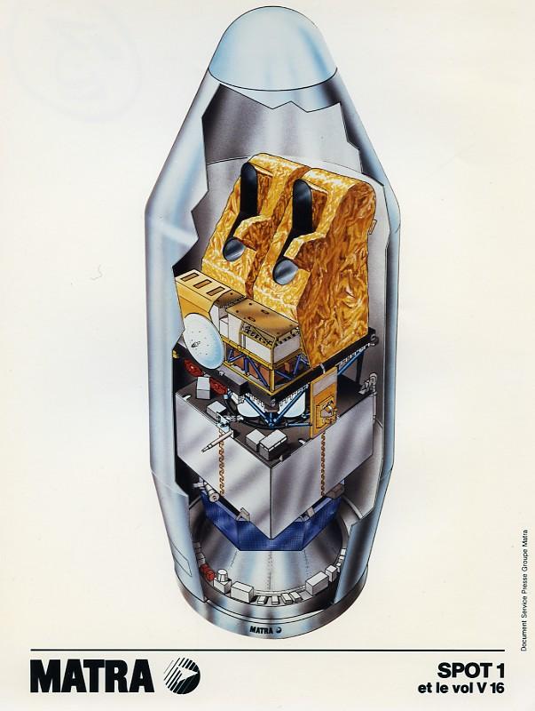 France Space Matra Rocket Satellite Spot 1 Vol V16 old Photo 1986 by ...