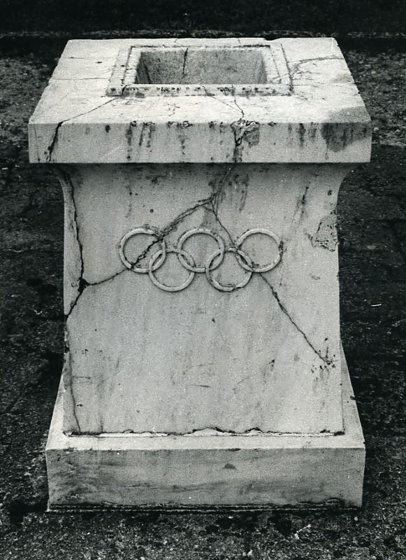 Greece Olympia Altar Pierre de Coubertin Grove Moscow Games Old Photo ...