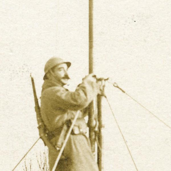 France Wireless Station Telegraphy WWI First World War Army Old Photo ...