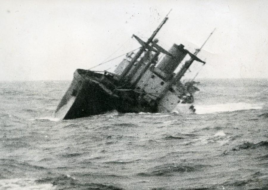 SS Flying Enterprise Sinking Disaster Captain Carlsen & Dancy Old Photo ...